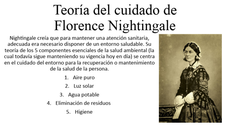 Teoría Del Cuidado de Florence Nightingale - 090246 | PDF