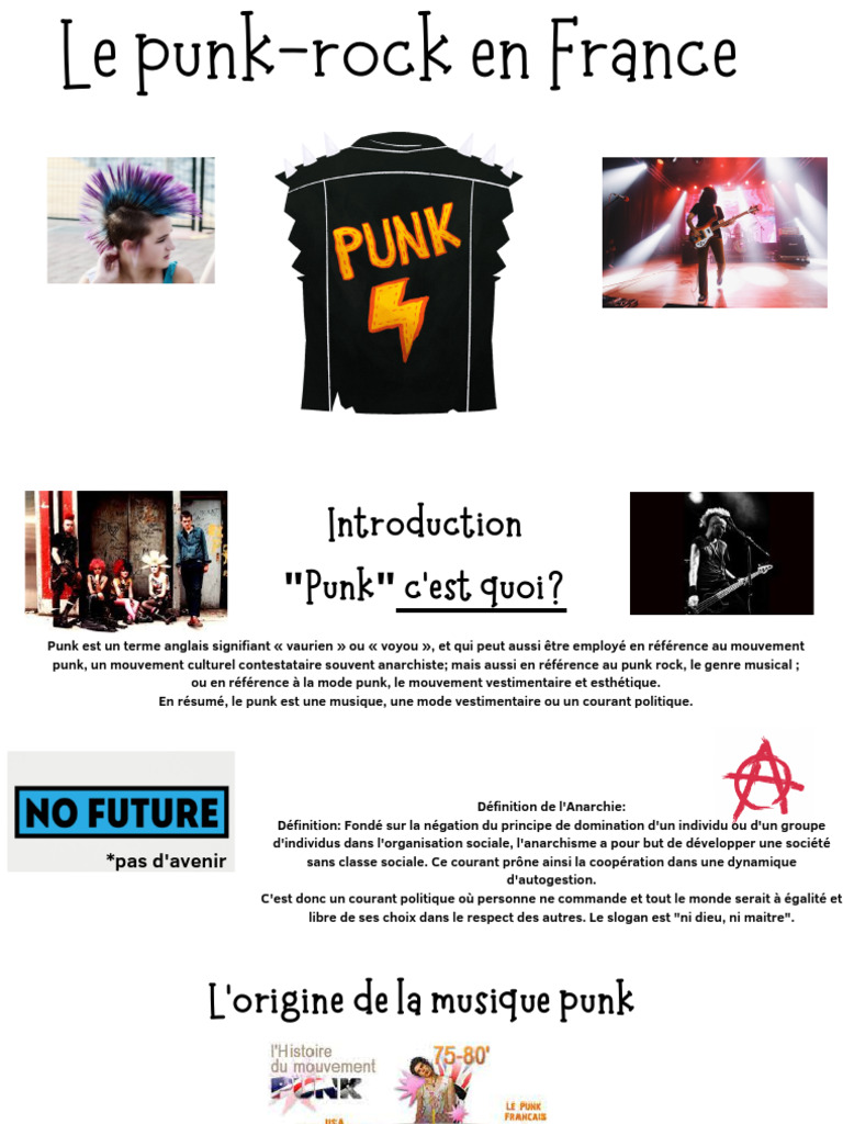 Histoire du punk en France | PDF | Punk rock | Musique rock