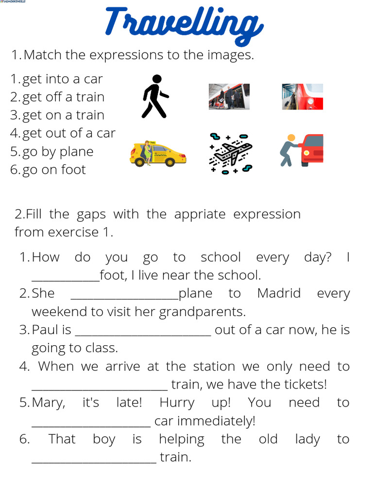 Travel Methods to School | PDF
