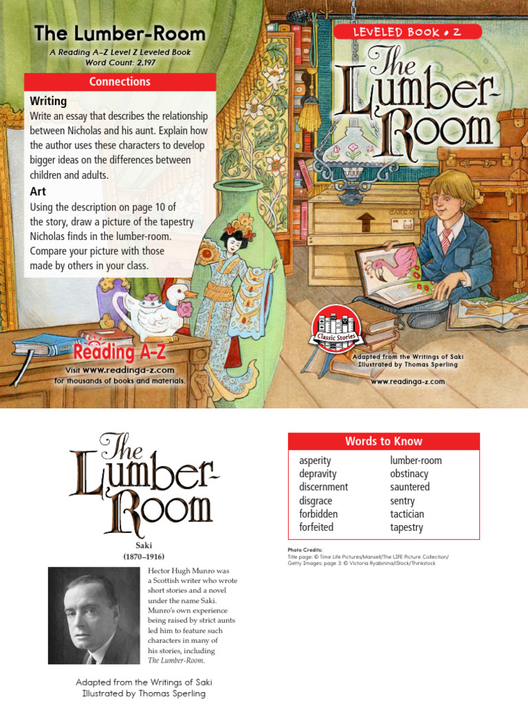 Nicholas and His Aunt in The Lumber-Room | PDF | Saki
