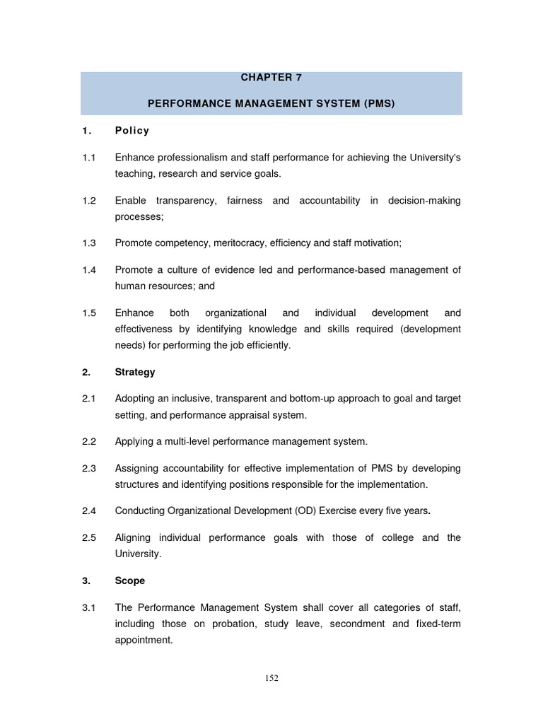 Chapter 7 PMS | PDF | Performance Appraisal | Curriculum