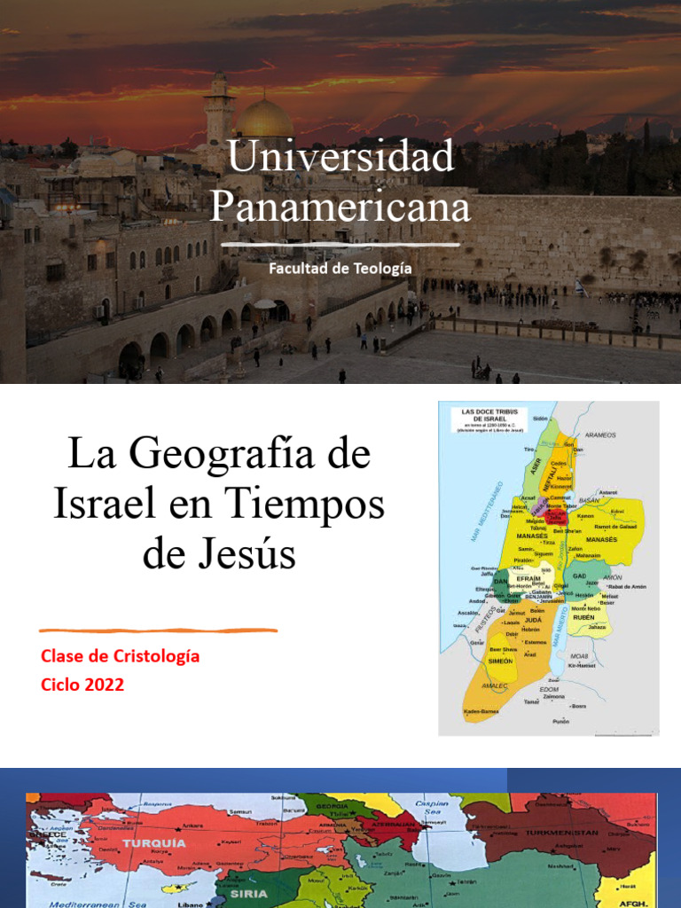 3a - La Geografía de Israel en Tiempos de Jesús | PDF | Jesús | Galilea