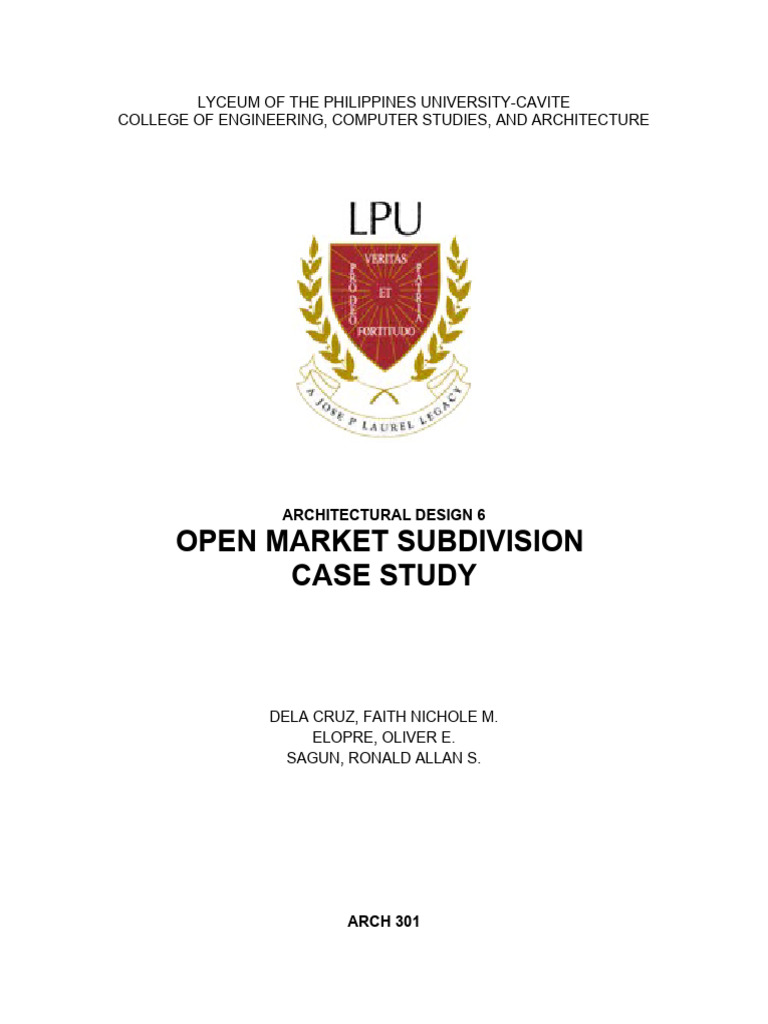 Cavite Subdivision Case Study Analysis | PDF | Road | Easement