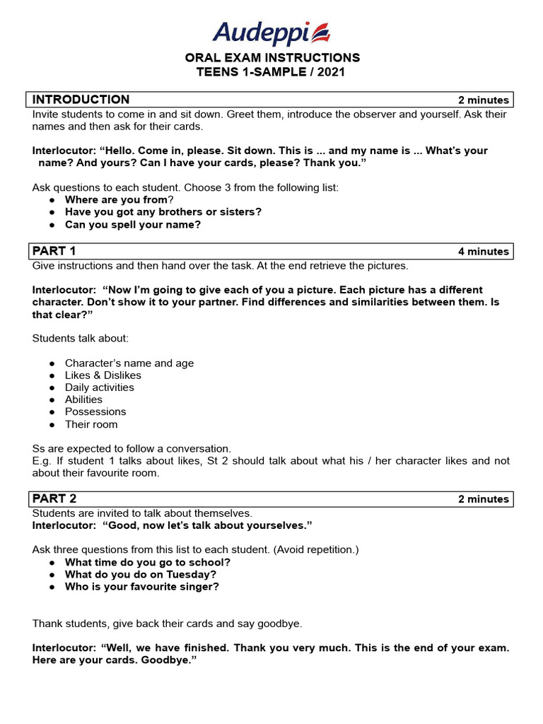 AT1 - Instructions SAMPLE | PDF