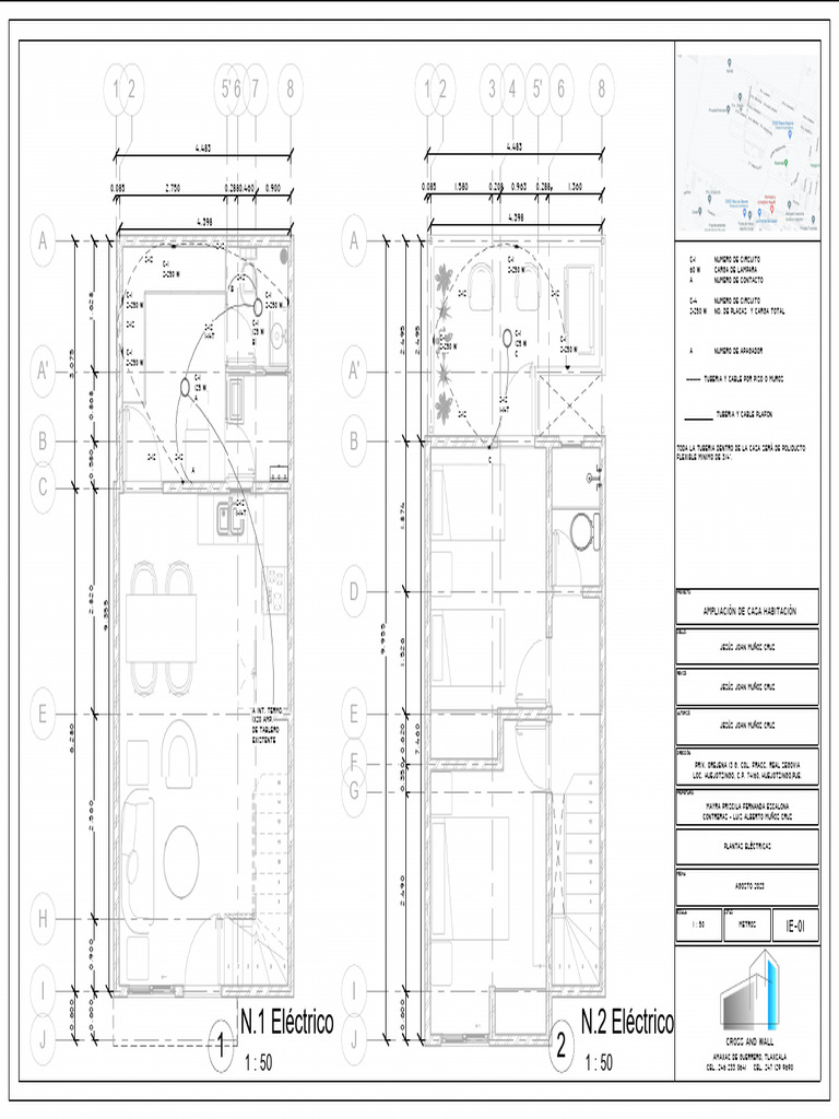 SEGOVIA - Plano - IE-01 - PLANTAS ELÉCTRICAS | PDF