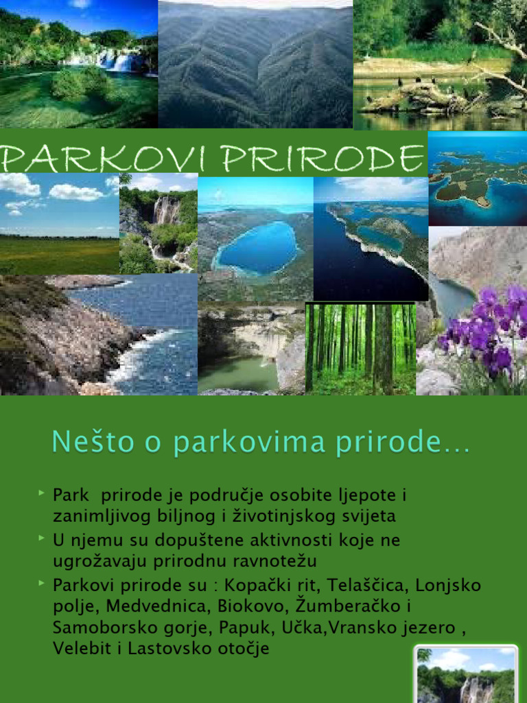 Parkovi Prirode | PDF