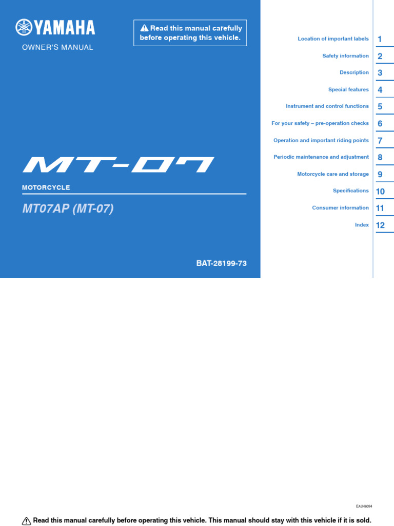 Owners Manual | Download Free PDF | Motorcycle | Brake