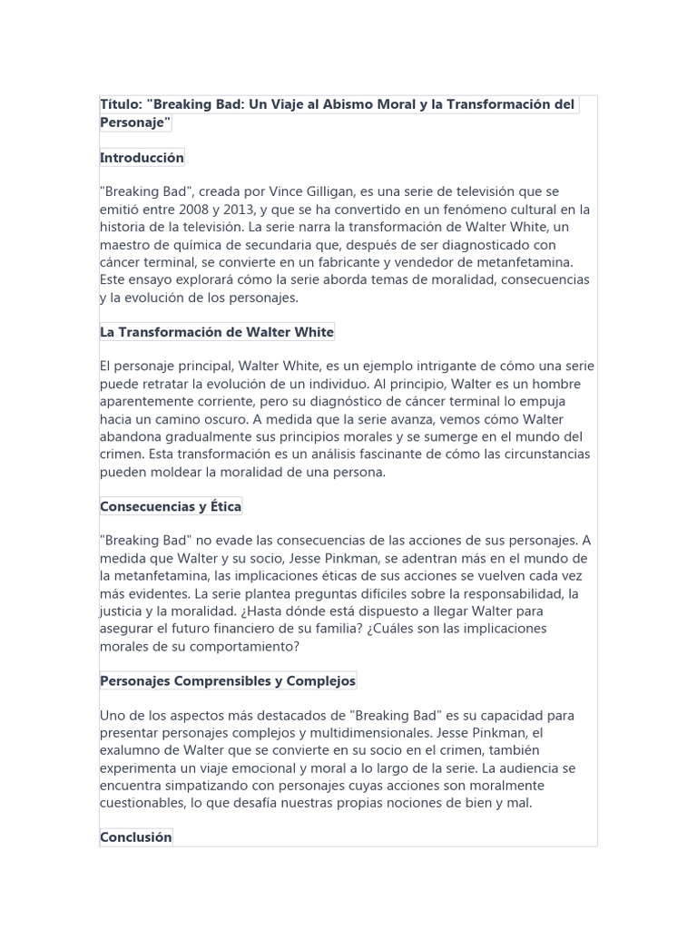 Breaking Bad | PDF