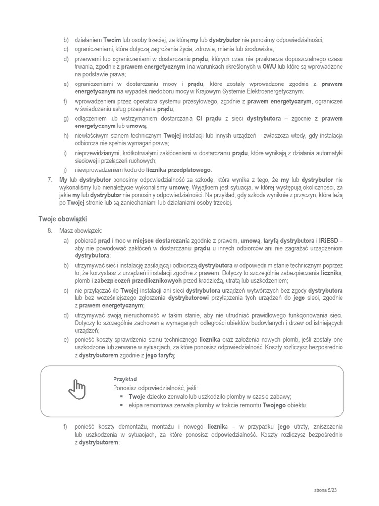 pp5 - OWU Dla Konsumentów - 1-5 | PDF