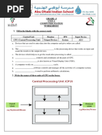 Class 3 - IPO Cycle Worksheet | PDF