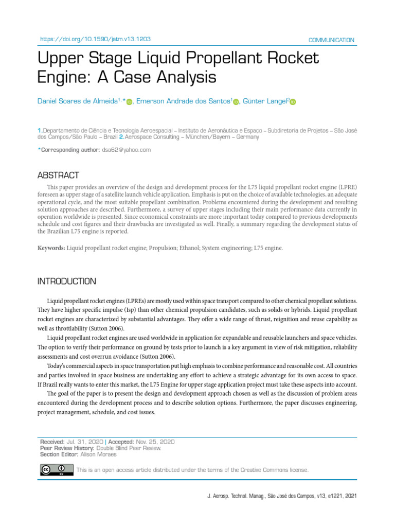 Download | PDF | Rocket Propellant | Rocket Engine