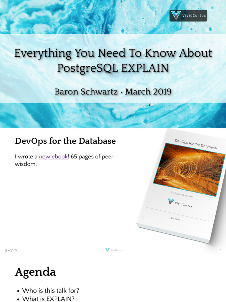 Everything You Need To Know About Postgresql Explain Pdf Database Index Postgre Sql 1072