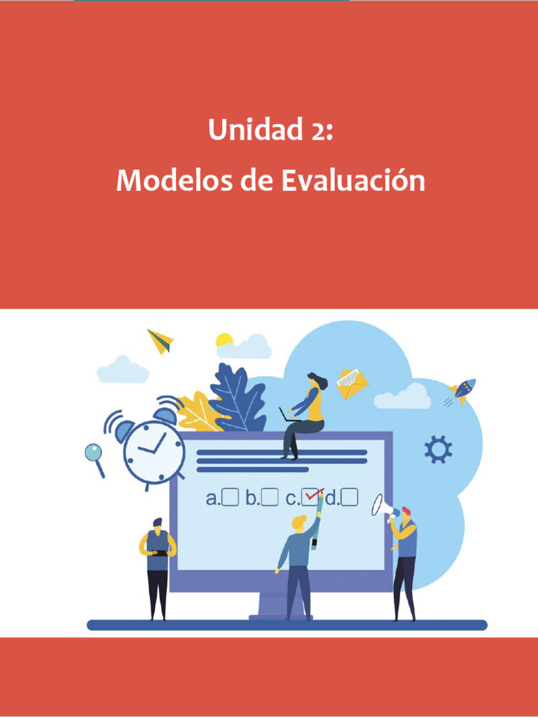 Unidad 2 - Modelos de Evaluación | PDF | Evaluación | Plan de estudios