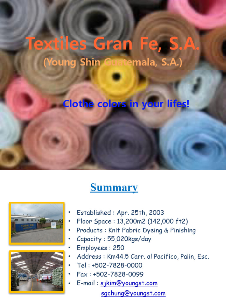 Textiles Gran Fe Textile | Download Free PDF | Textiles | Rayon