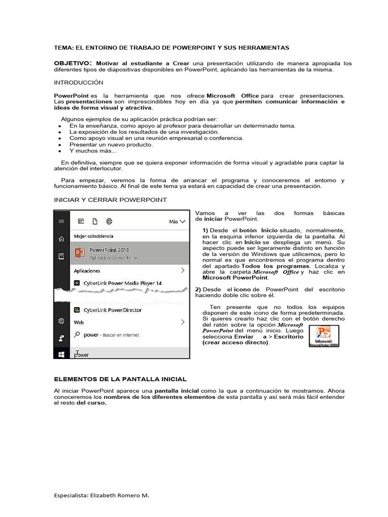 Guia de Power Point2 | PDF | Microsoft PowerPoint | Informática