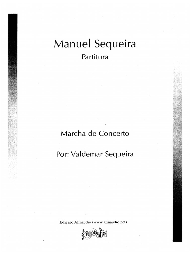Manuel Sequeira Marcha de Concerto | PDF