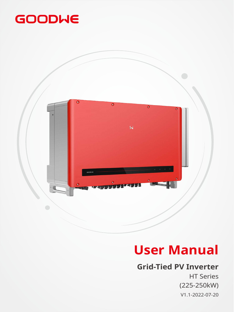 GW - HT 1500V - User Manual-EN | Download Free PDF | Power Inverter | Electrical Connector