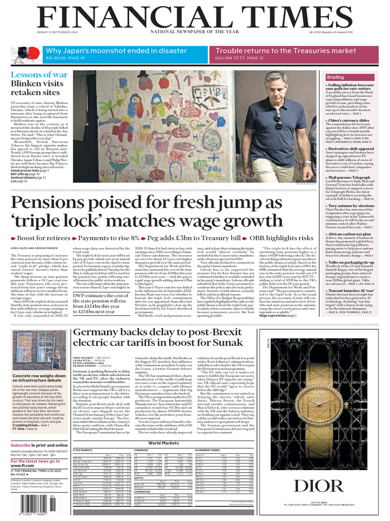 FT Magazine UK | PDF | Pension | Inflation