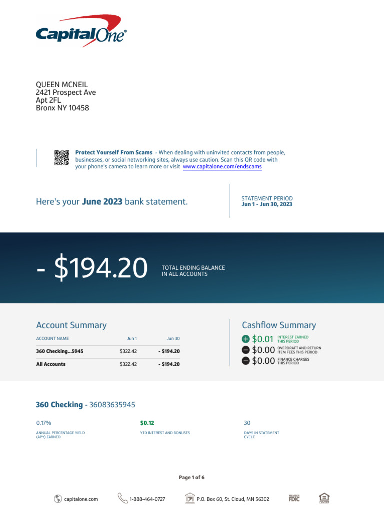 20230601-Bank statement_unlocked | PDF | Debit Card | Transaction Account