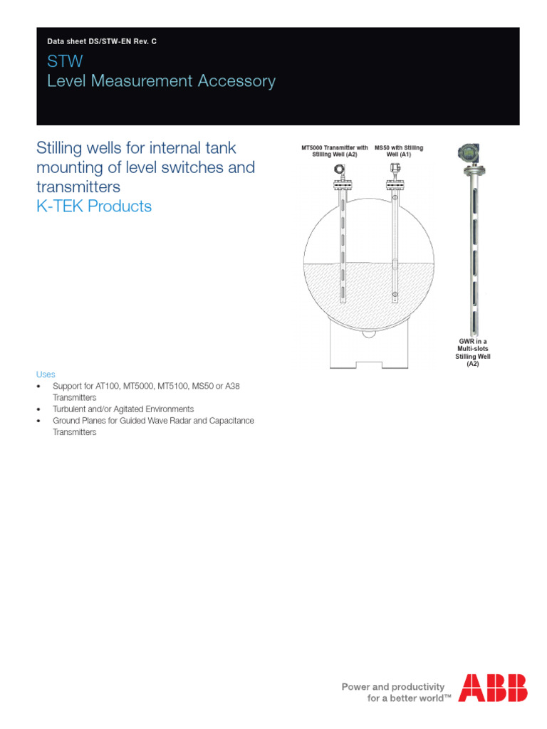 STW Stilling Well | PDF | Pipe (Fluid Conveyance) | Mechanical Engineering