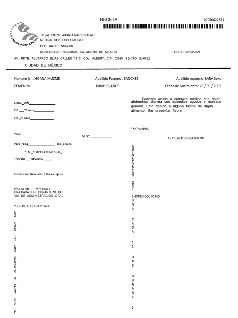 PDF Receta Similares | Descargar gratis PDF | Salud pública | Ciencias ...