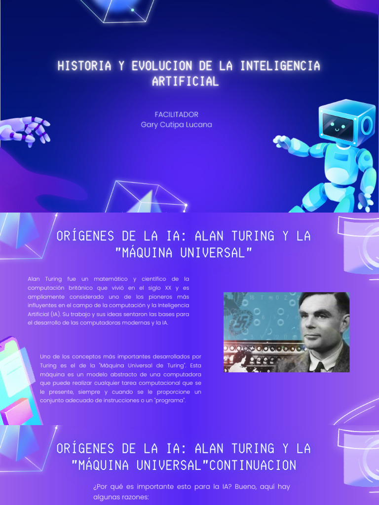 Historia Y Evolucion De La Inteligencia Artificial 1 Pdf