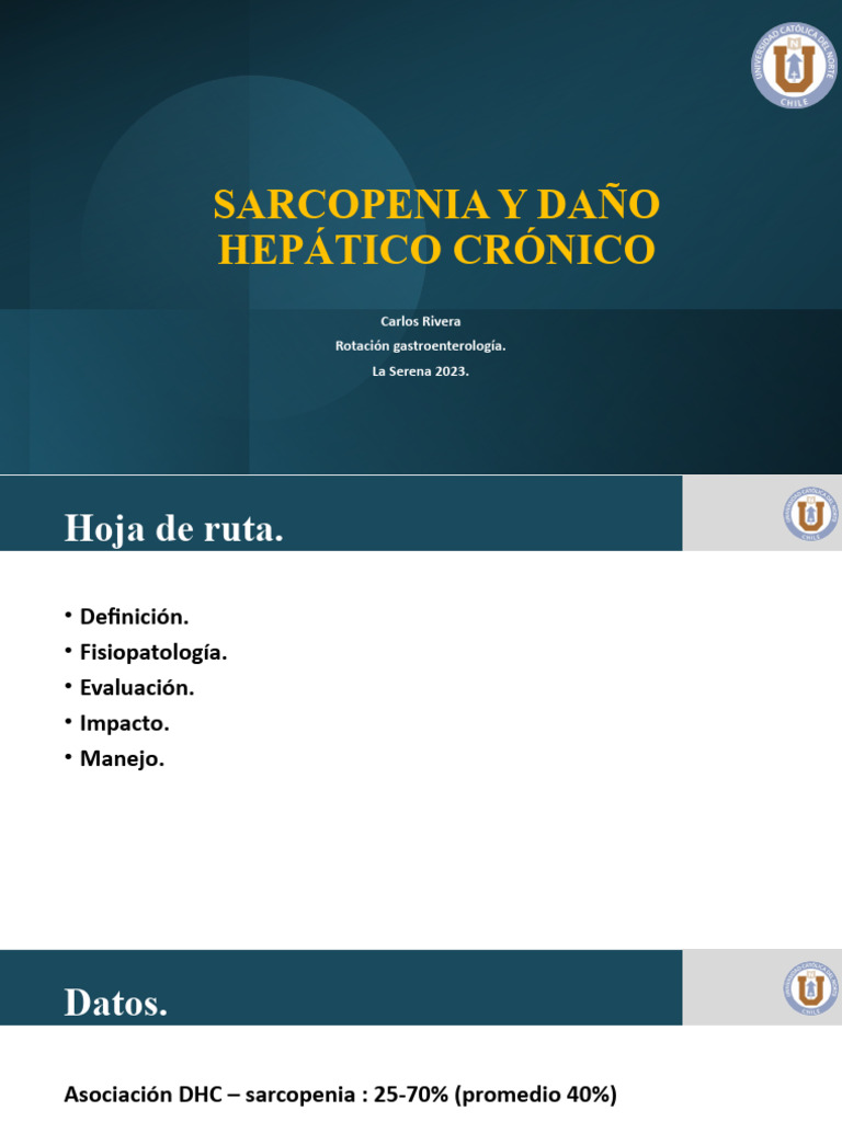 Sarcopenia y DHC | PDF | Medicina CLINICA | Enfermedades y trastornos
