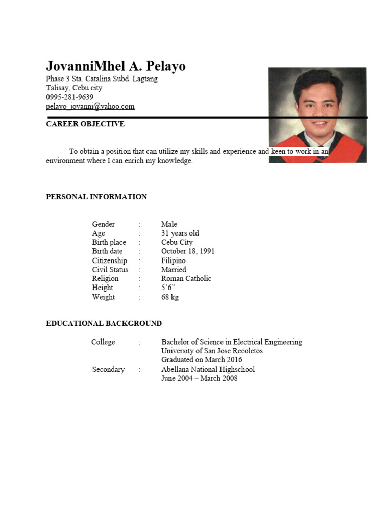 JMP Resume | Download Free PDF | Food And Drug Administration | Engineer