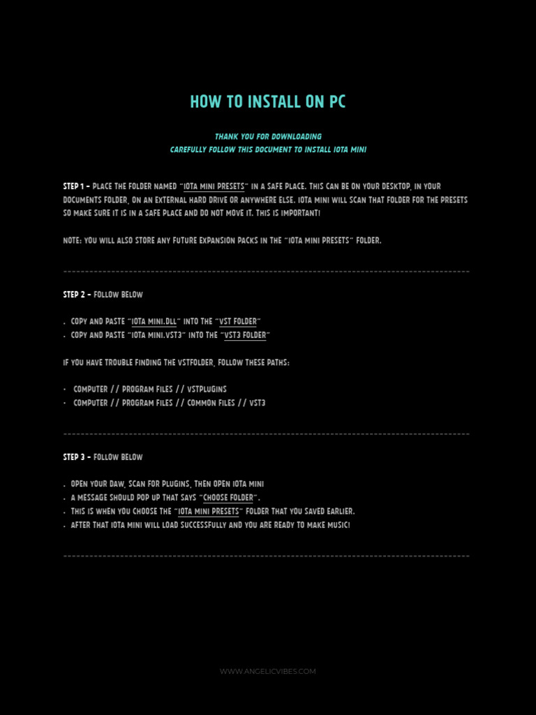 How To Install On PC | PDF