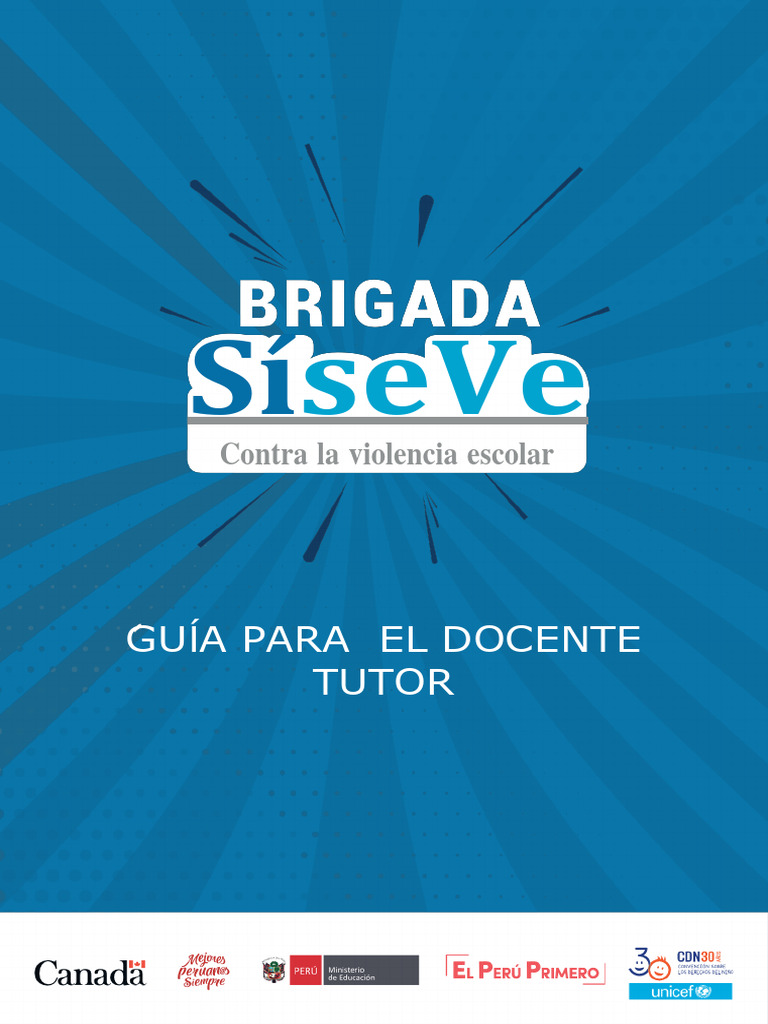 03 Guía Del Taller Brigada SíseVe FINAL | PDF | Acoso cibernético | Violencia