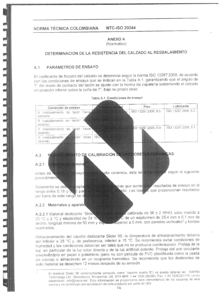 6 - NTC Iso 20344 | PDF