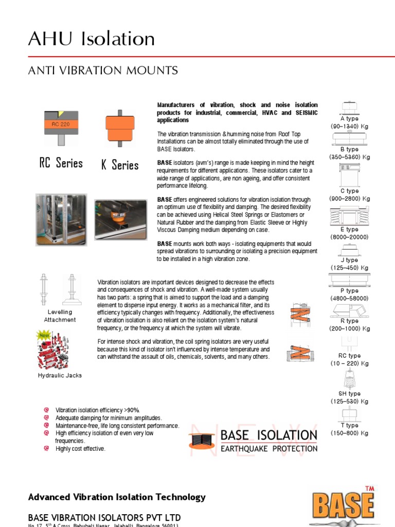 AHU Isolation | PDF | Electrical Engineering | Applied And ...