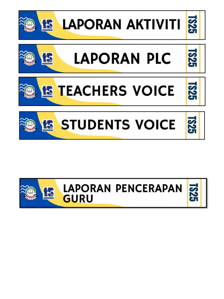 Tulang Tepi Fail TS25 | PDF