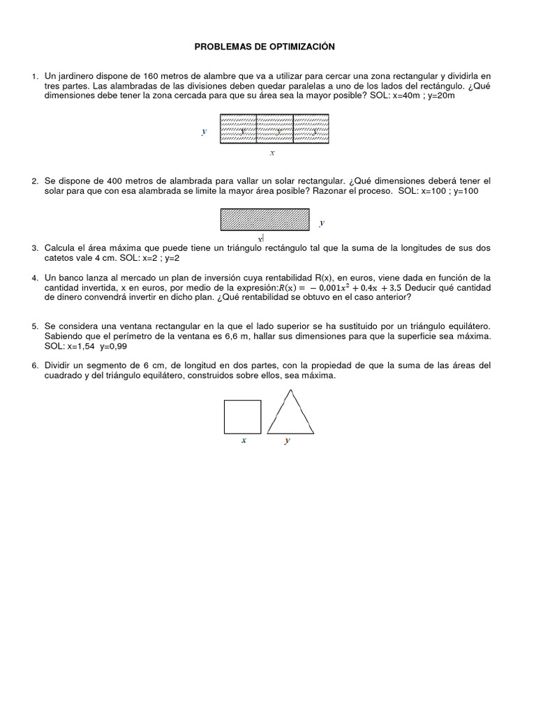 Problemas de Optimizacion 1 | PDF
