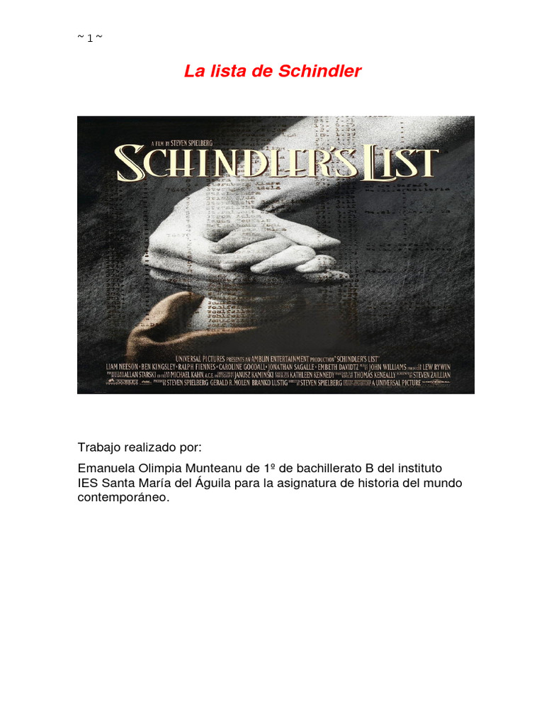 Danka Dresner y la Lista de Schindler | PDF | Immanuel Kant