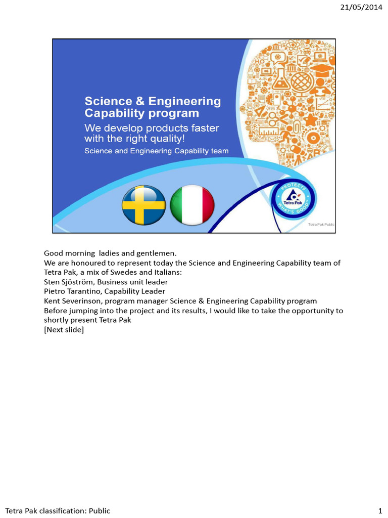 EJEMPLO SIX SIGMA Tetra-Pakpackaging-Solutions - Scienceand-Engineering ...