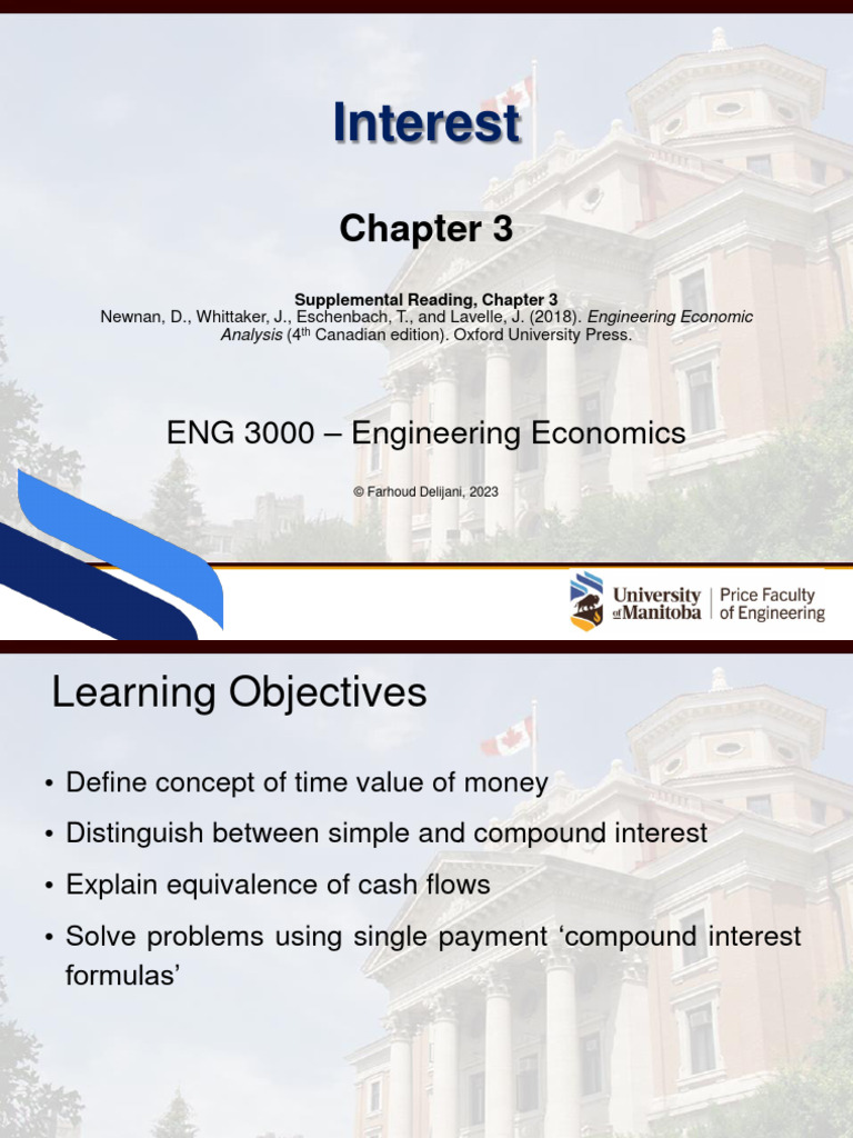 Chapter 3 Interest | PDF | Interest | Time Value Of Money