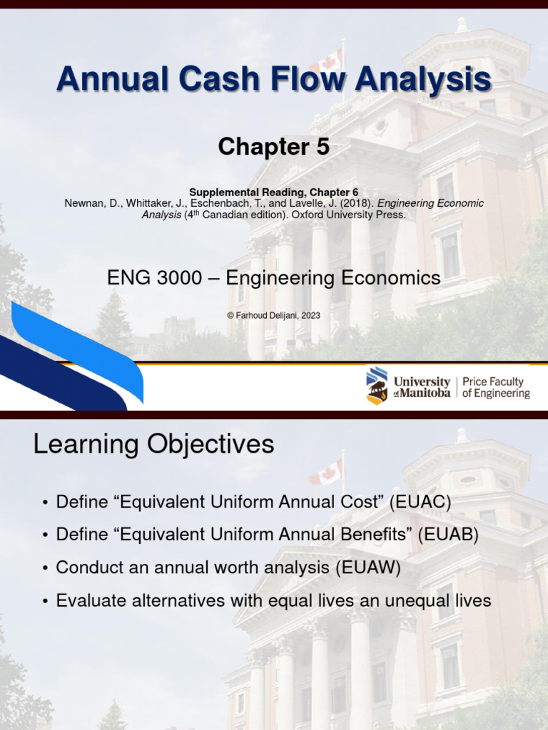 Understanding EUAC in Cash Flow Analysis | PDF | Mortgage Loan | Interest