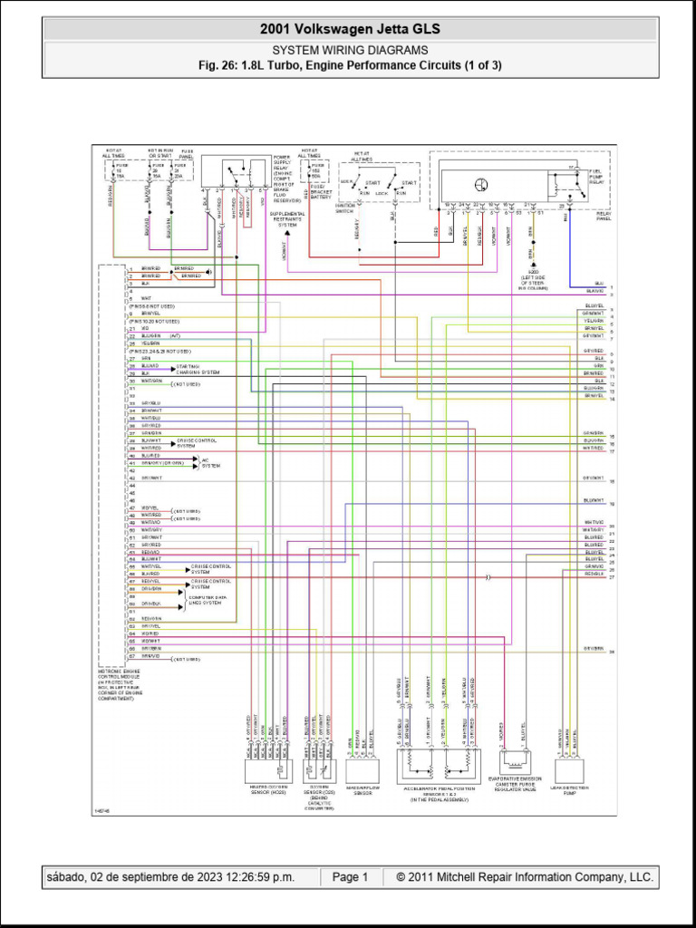 Diagrama Motor Jetta 2000 1.8 Turbo 11+ Vw Jetta 2.0 Engine