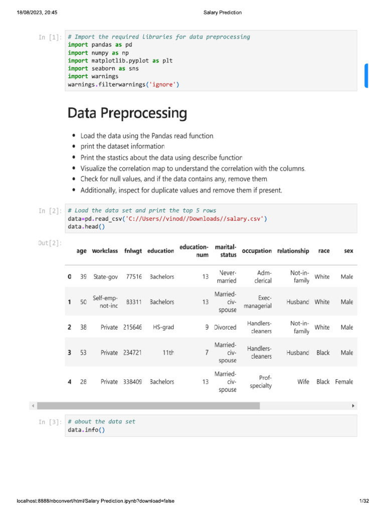 Salary Prediction | PDF