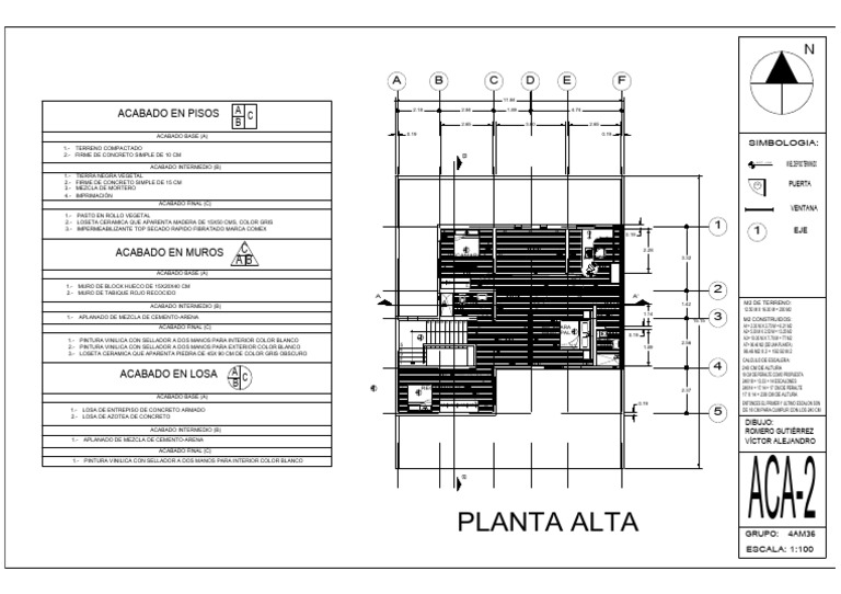 Planos de Acabados 2 | PDF | Materiales de construcción