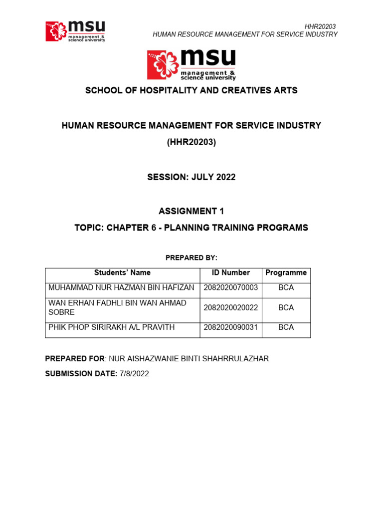 Assignment 1 EXAMPLE | PDF | Incentive | Motivation