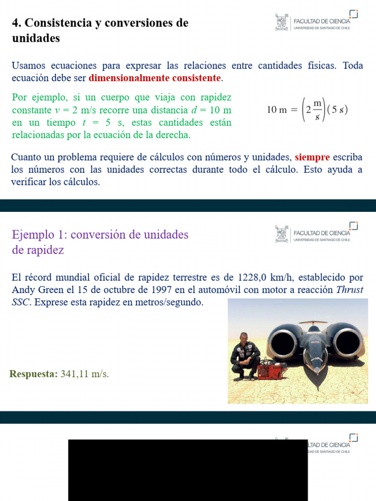 Consistencia y Conversiones de Unidades | PDF | Ecuaciones | Matemáticas