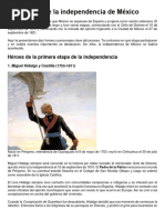 Biografías de La Independencia | PDF | México independiente | Folklore ...
