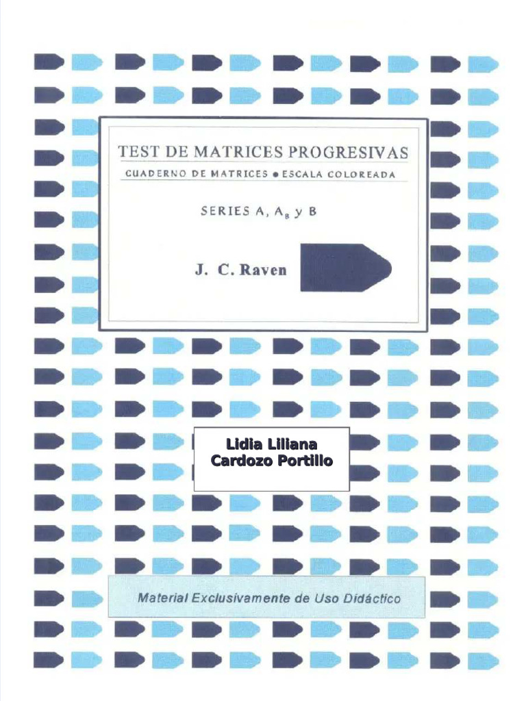 Test de Raven Nios Completo | PDF