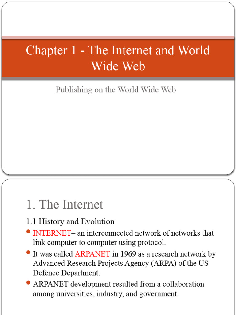 Internet vs. World Wide Web Explained | PDF | World Wide Web | Internet ...