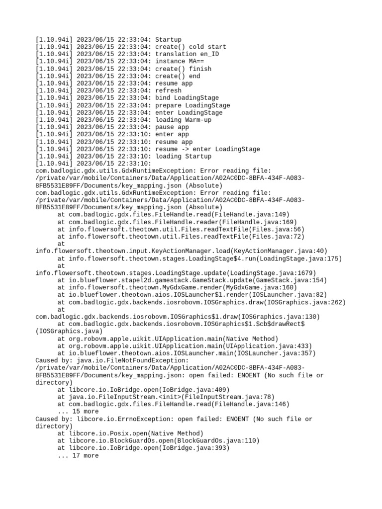 Log Pdf Java Programming Language Computing Platforms