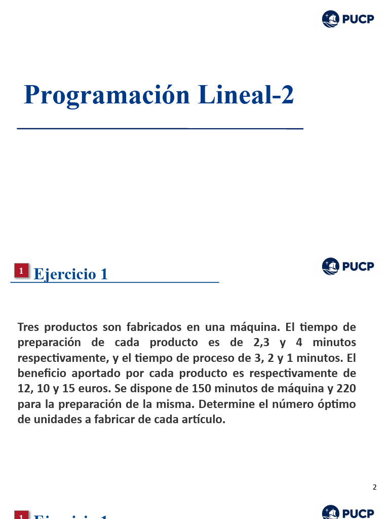 SolucionariocProgramación Lineas Ejercicios Parte 2 | PDF | Economias