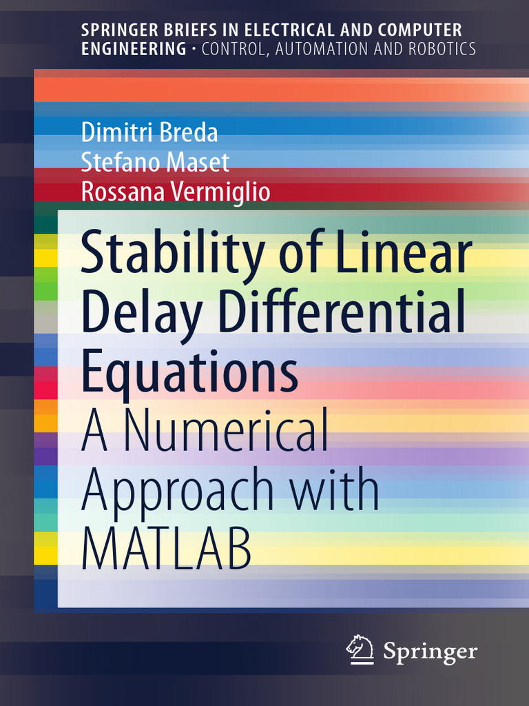 Stability of Linear Delay Differential Equations A Numerical Approach With Matlab | PDF ...