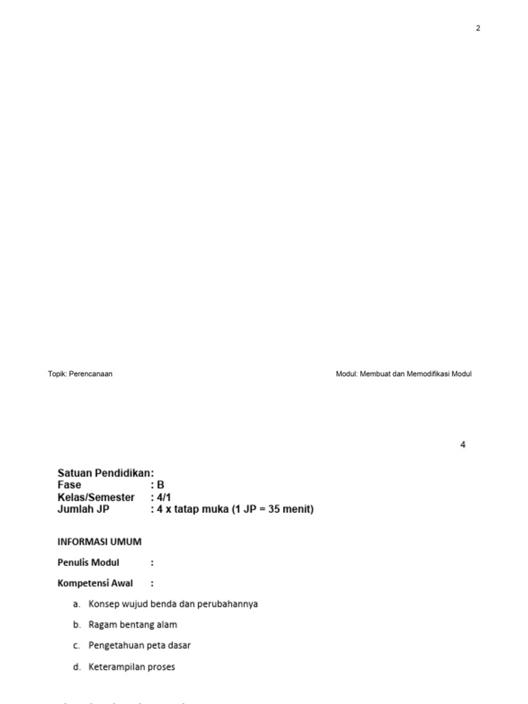 Contoh Modul Ajar | PDF | Seni